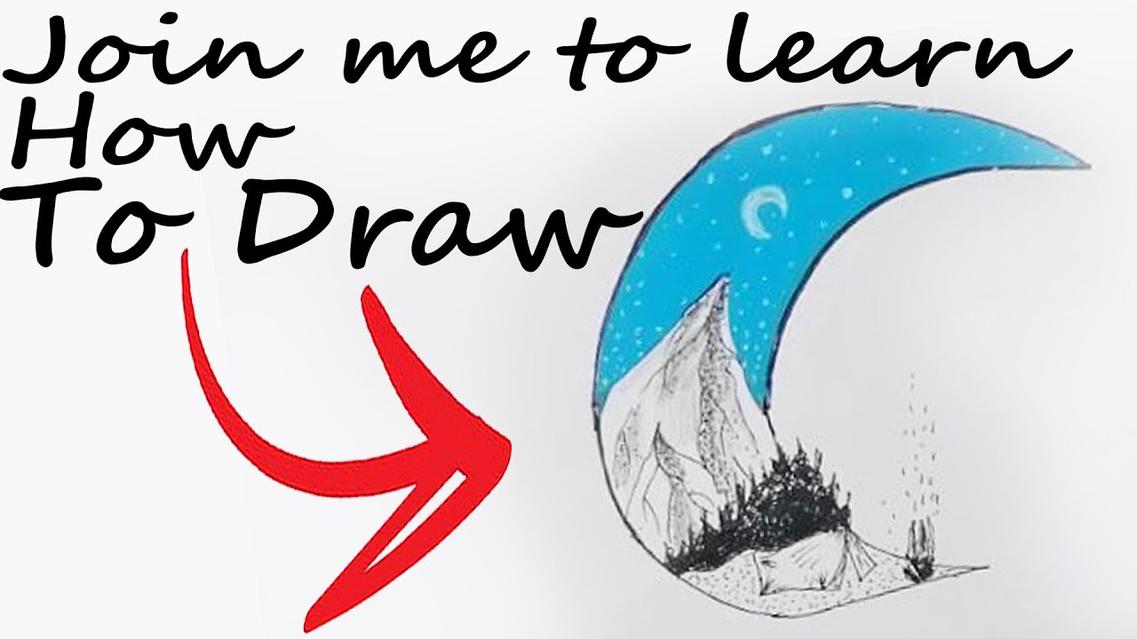 How to Draw a Creative Art for Beginners | Pencil Drawing Tutorial ...