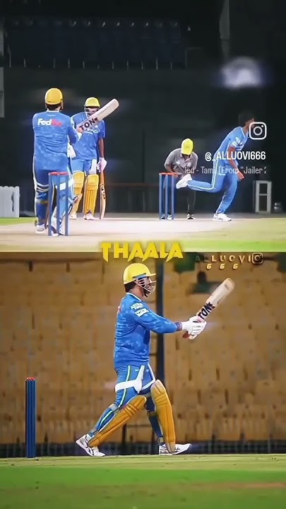 CSK ki practice #MS Dhoni - YouTube