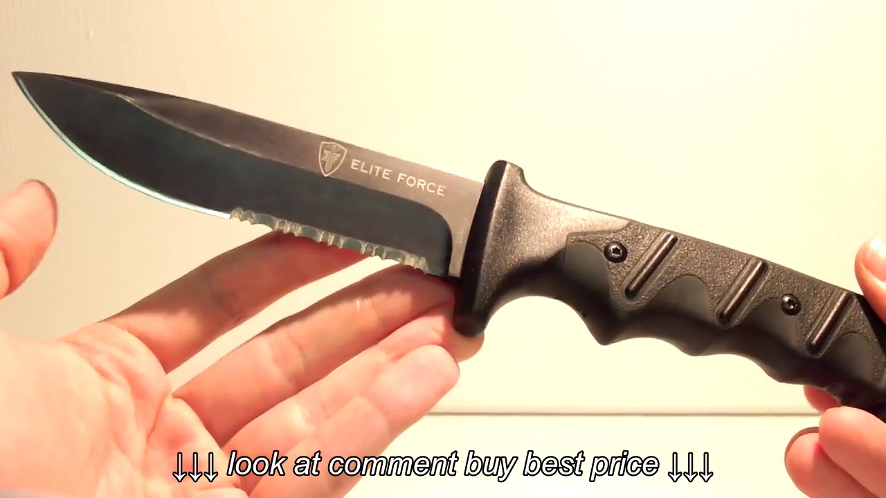 Elite Force EF 703 Kit Review Beginner Survival Knife - YouTube
