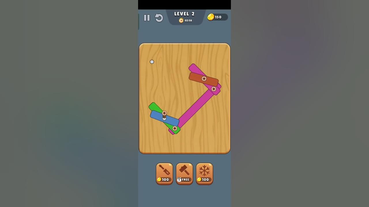 Wood Nuts & Bolts Screw Unity Game Source Code #unity #unity3d #unitydev #unitydeveloper # ...