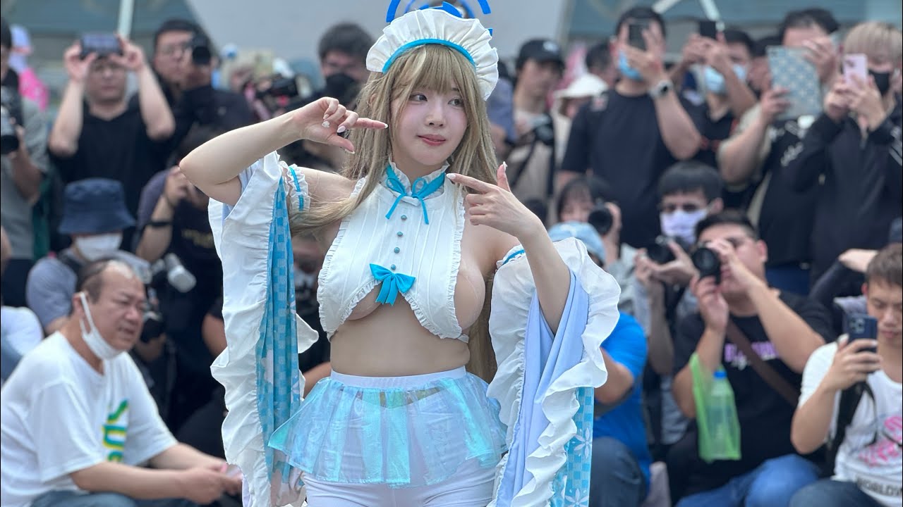 2024亞洲動漫創作展PF40(Petit Fancy 40) Day1 ft.蔚藍檔案Blue Archive-一之瀨明日奈(@momo_rina飾) Part3 4K HDR 高畫質 ...