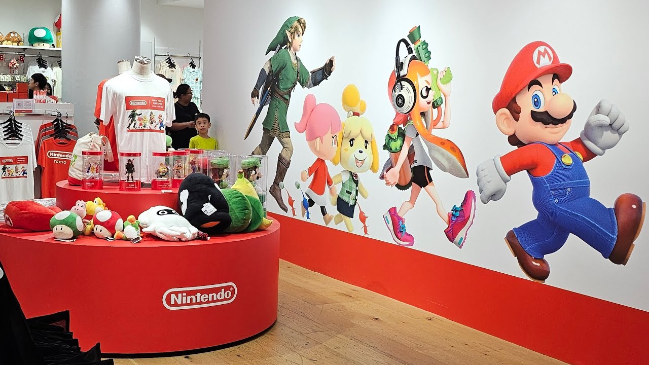 NINTENDO POP-UP STORE IN SINGAPORE 2025 - YouTube