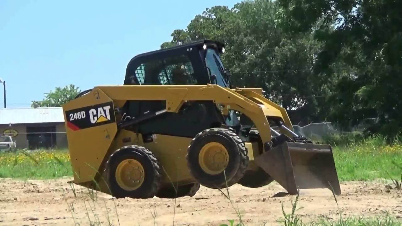 2014 Caterpillar 246D Skid Steer Skt# CA0785 - YouTube