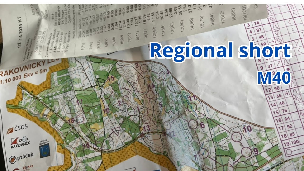 Regionals 2024 - Rakovnicky les - short M40 - YouTube