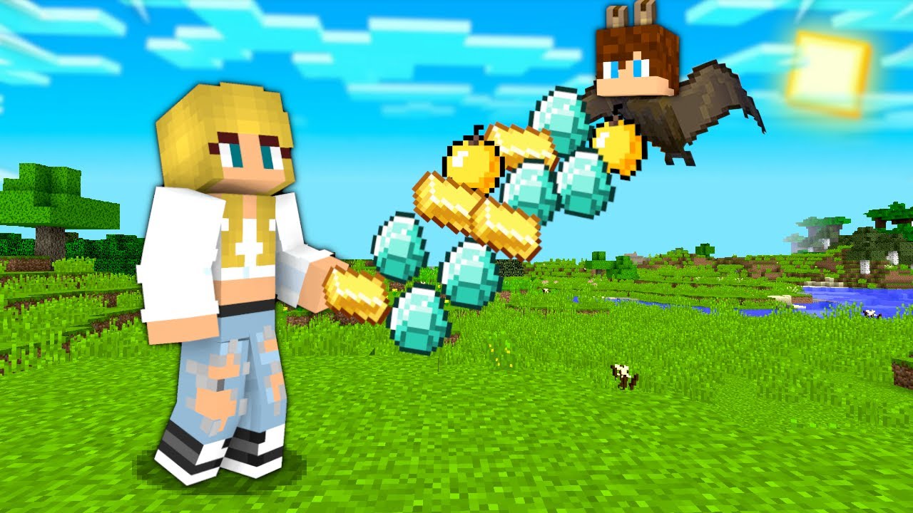 PRANKUJE MOJĄ DZIEWCZYNĘ JAKO MOBY w Minecraft! - YouTube