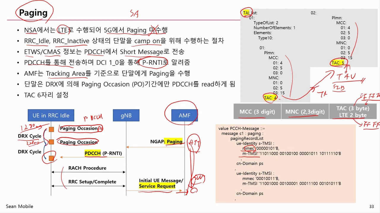 12-4강 5G NR SA Call Flow & Mobility - YouTube