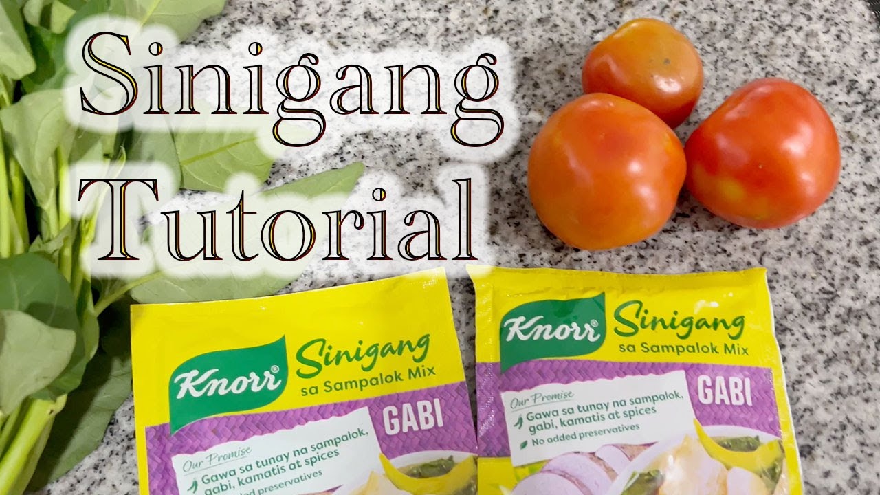 Sinigang Tutorial - "easy" version (シニガンの作り方) - YouTube