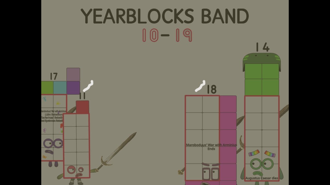 Yearblocks Band 10-19 - YouTube