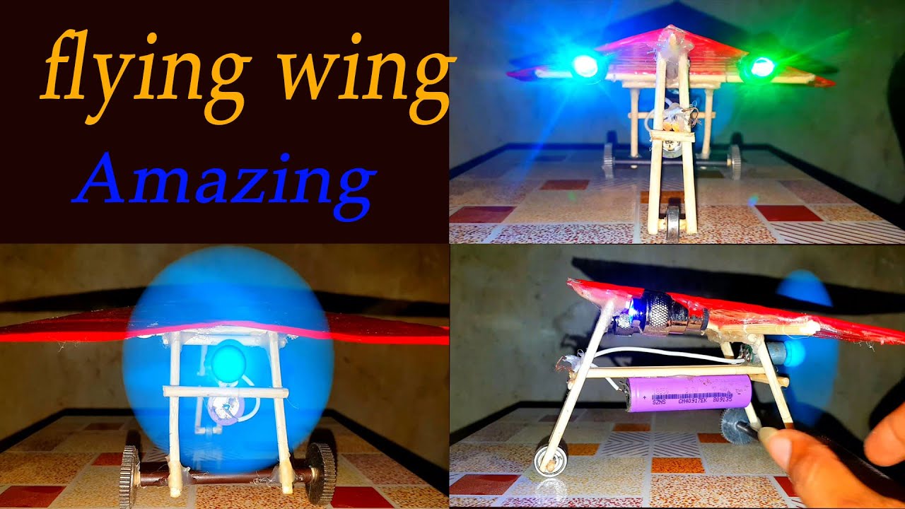 Flying Wing DIY. Amazing Flying Wing. Plane Wing. - YouTube