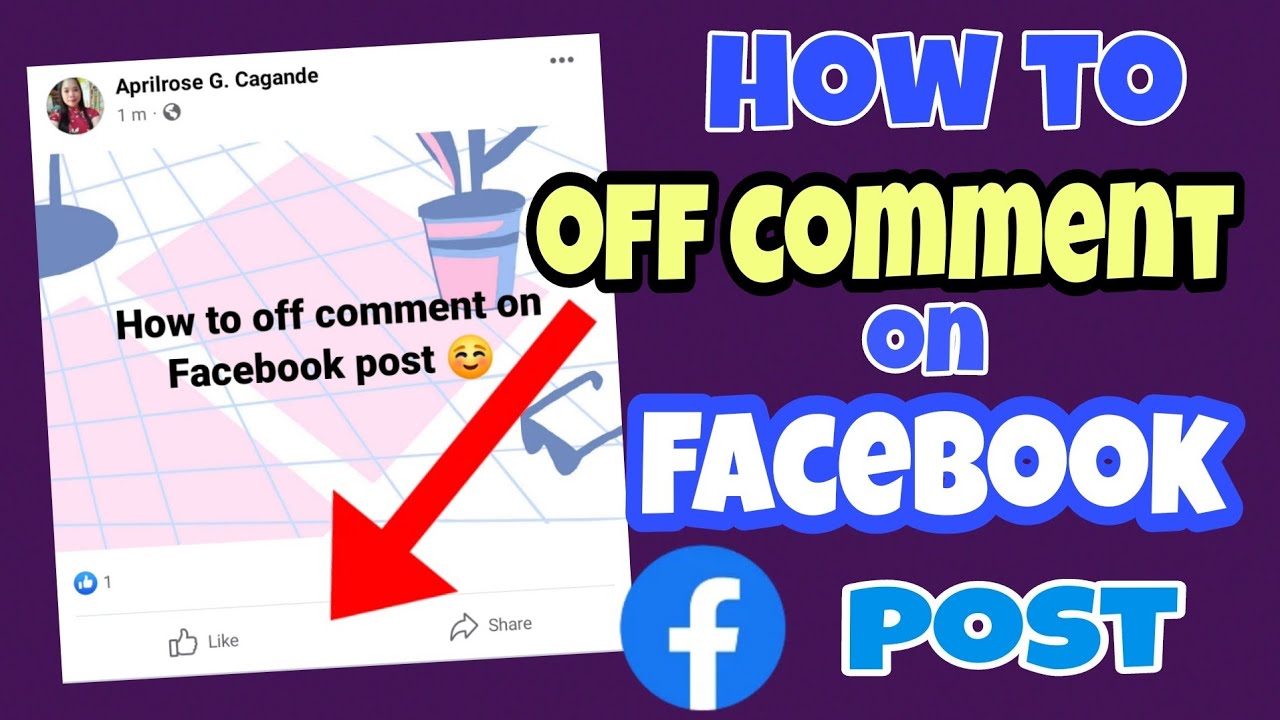 How to Off comment on Facebook post / Tutorial 2023 - YouTube