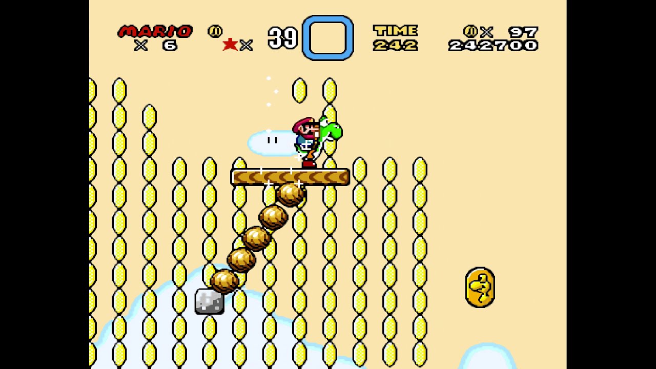 Super Mario World - Chocolate Island 3 - Secret Exit - YouTube