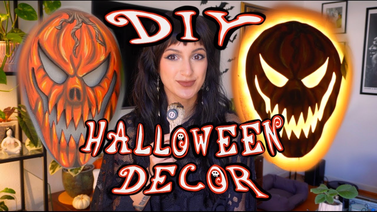 DIY Halloween Decor 🍁🎃🍂 (Anti-Consumerism) - YouTube