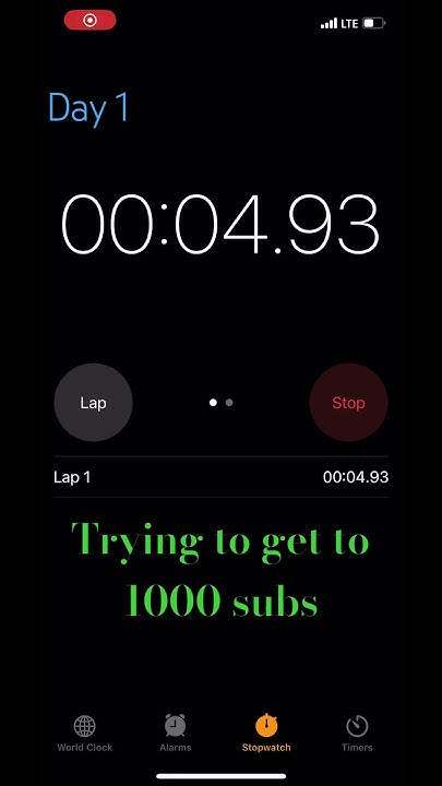 Day one of trying to get to 1000 subs the timer doesn’t stop until we hit 1000#NOWFAM - YouTube