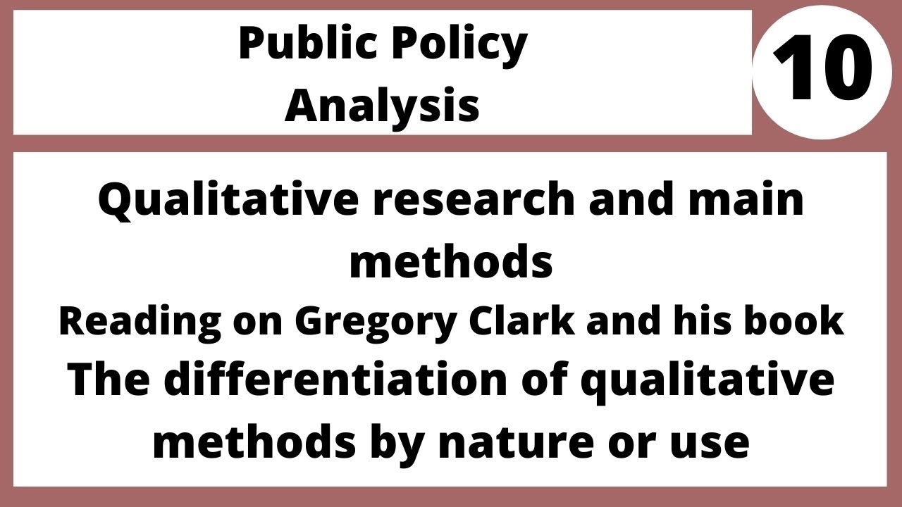 Qualitative methods of research |Public Policy Analysis MPA404 LECTURE ...