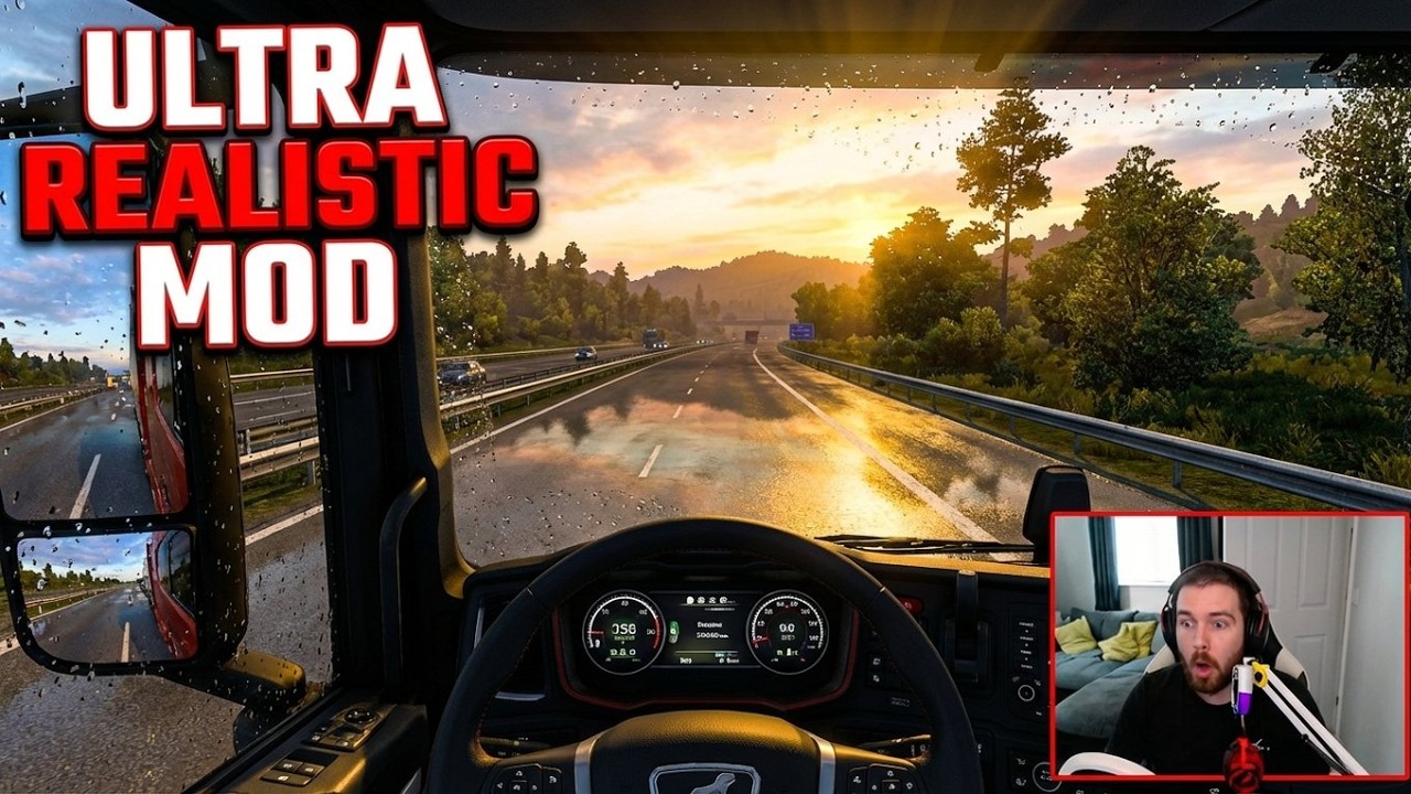 🔴 LIVE Euro Truck Simulator 2 Realistic Gameplay | ETS2 Ultra Graphics ...