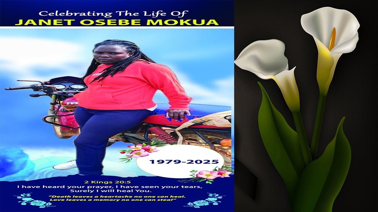 CELEBRATING THE LIFE OF JANET OSEBE MOKUA 1979-2025 - YouTube