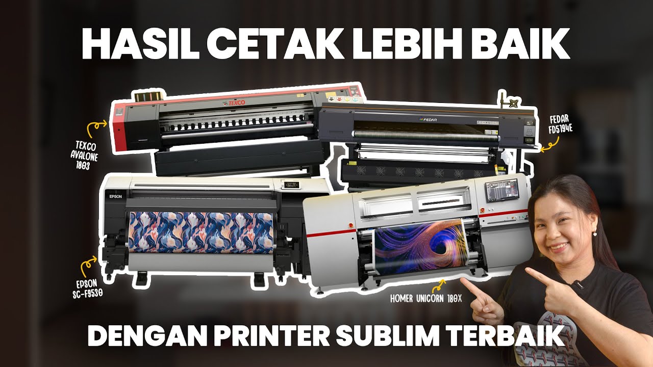 4 Rekomendasi Printer Sublim TERBAIK Dari Pemula Sampai Dewa! - YouTube