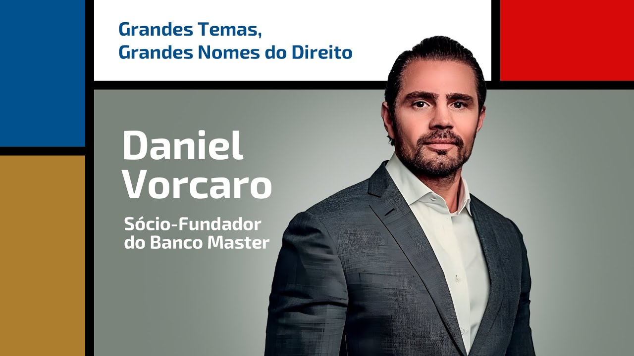 'Judiciário atua como fiador da democracia", diz Daniel Vorcaro - YouTube