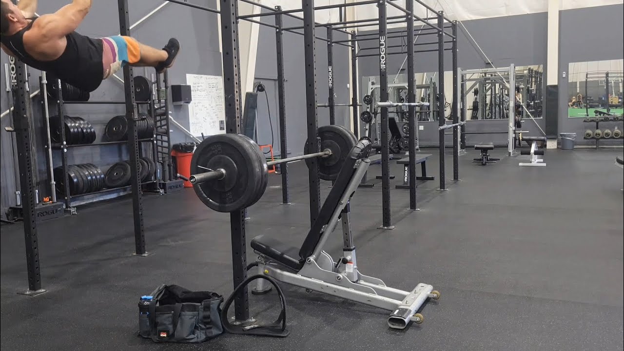 2 Goals 1 Video (Front lever & shoulder Pressing 315) - YouTube