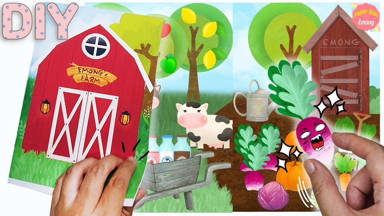 Quiet Book Farm Animals | Free Printable Papercraft | Download DIY ...