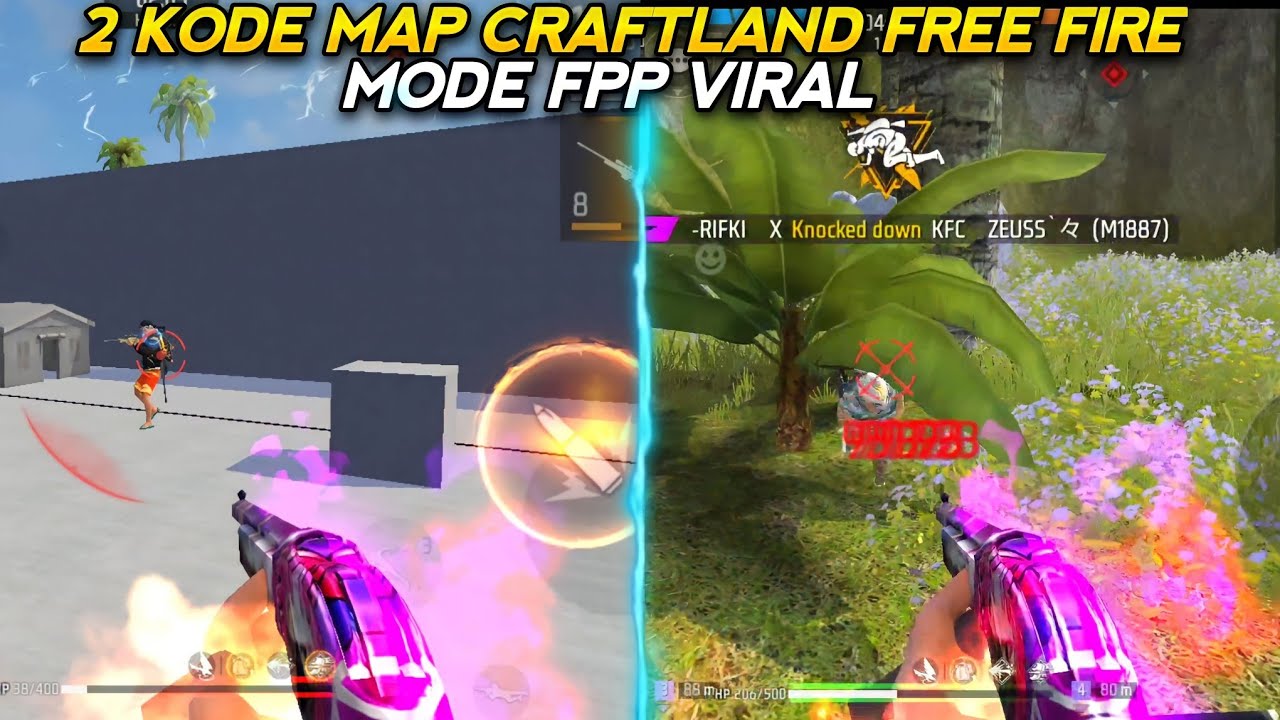 CARA MAIN FREE FIRE MODE FPP | KODE MAP CRAFTLAND MODE FPP TERBARU ...