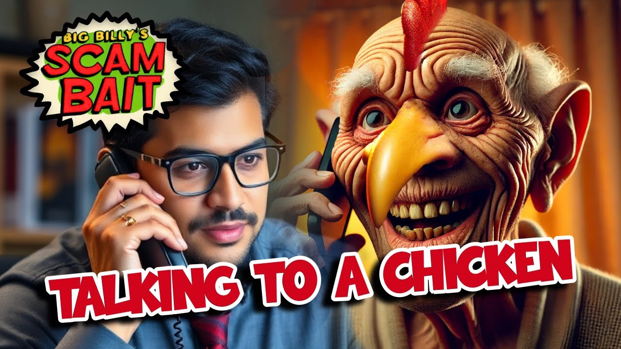 Medicare Scammer Realizes He Is Talking To A Human Chicken - YouTube