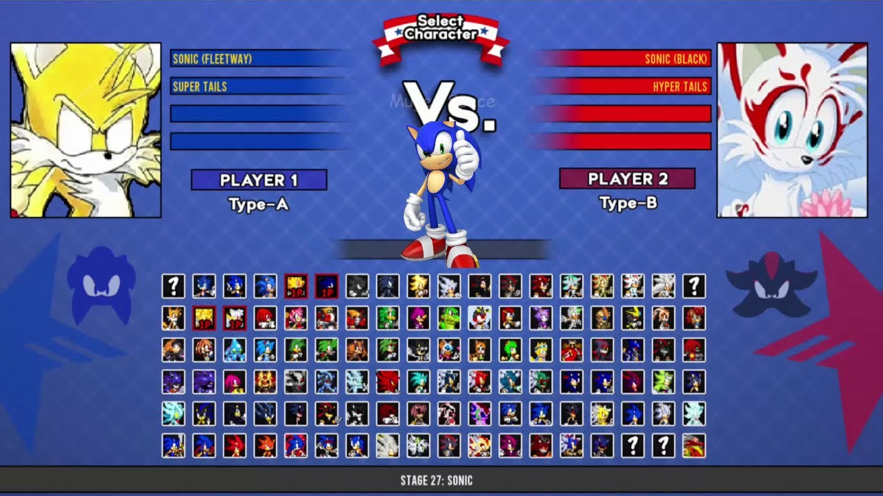 Sonic Fleetway & Super Tails VS Sonic Classic & Hyper Tails I Sonic ...