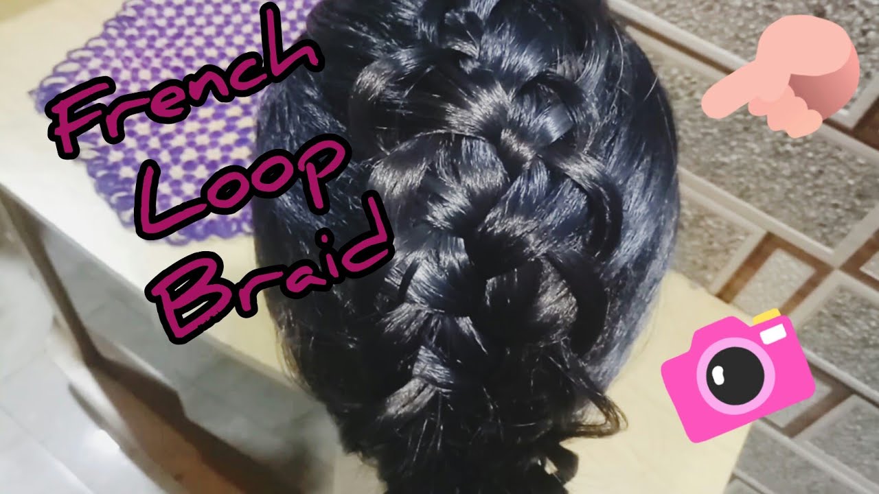 The French Loop Braid💆 | Quick For Office/ school - YouTube