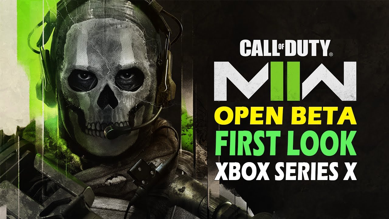 Call of Duty Modern Warfare II Beta First Look Xbox Series X - YouTube