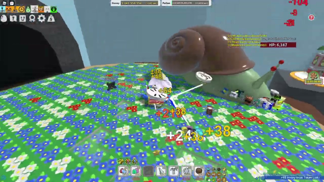 defeating stump snail! (Bee Swarm Simulator) - YouTube