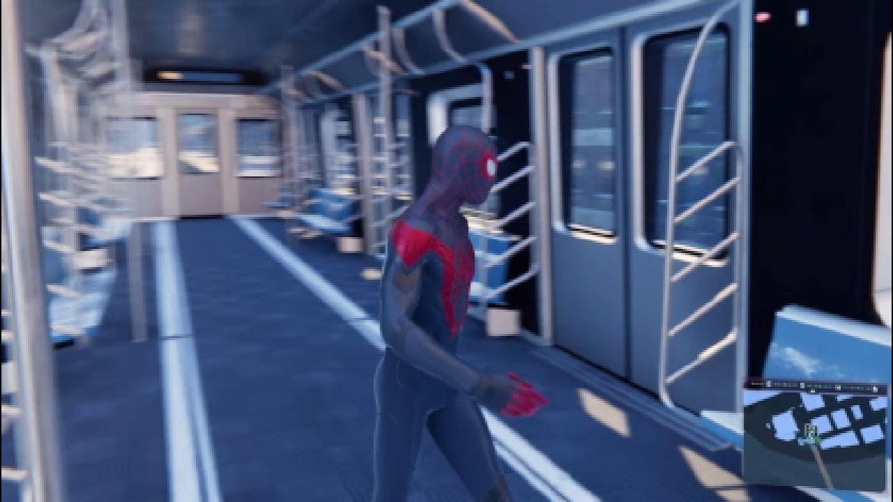Spider-Man Miles Morales I got in the train - YouTube