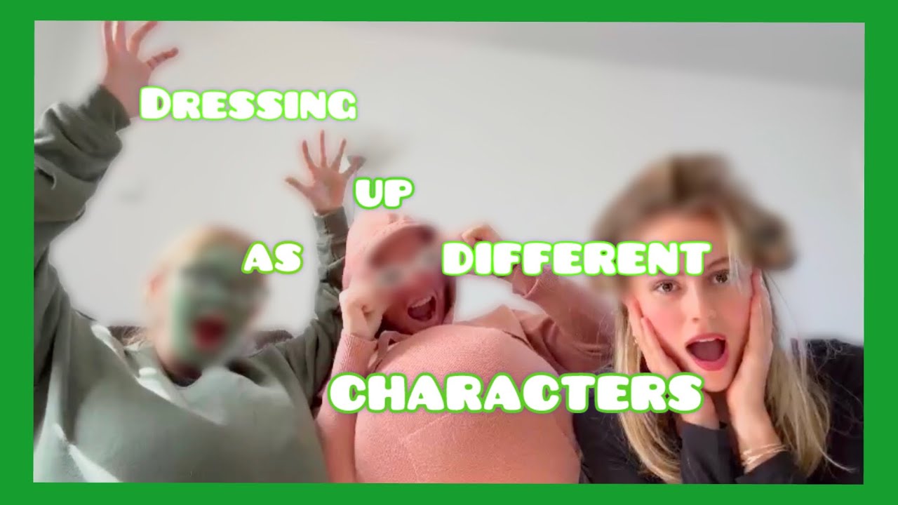 Dressing up as different CHARACTERS *surprising each other - YouTube