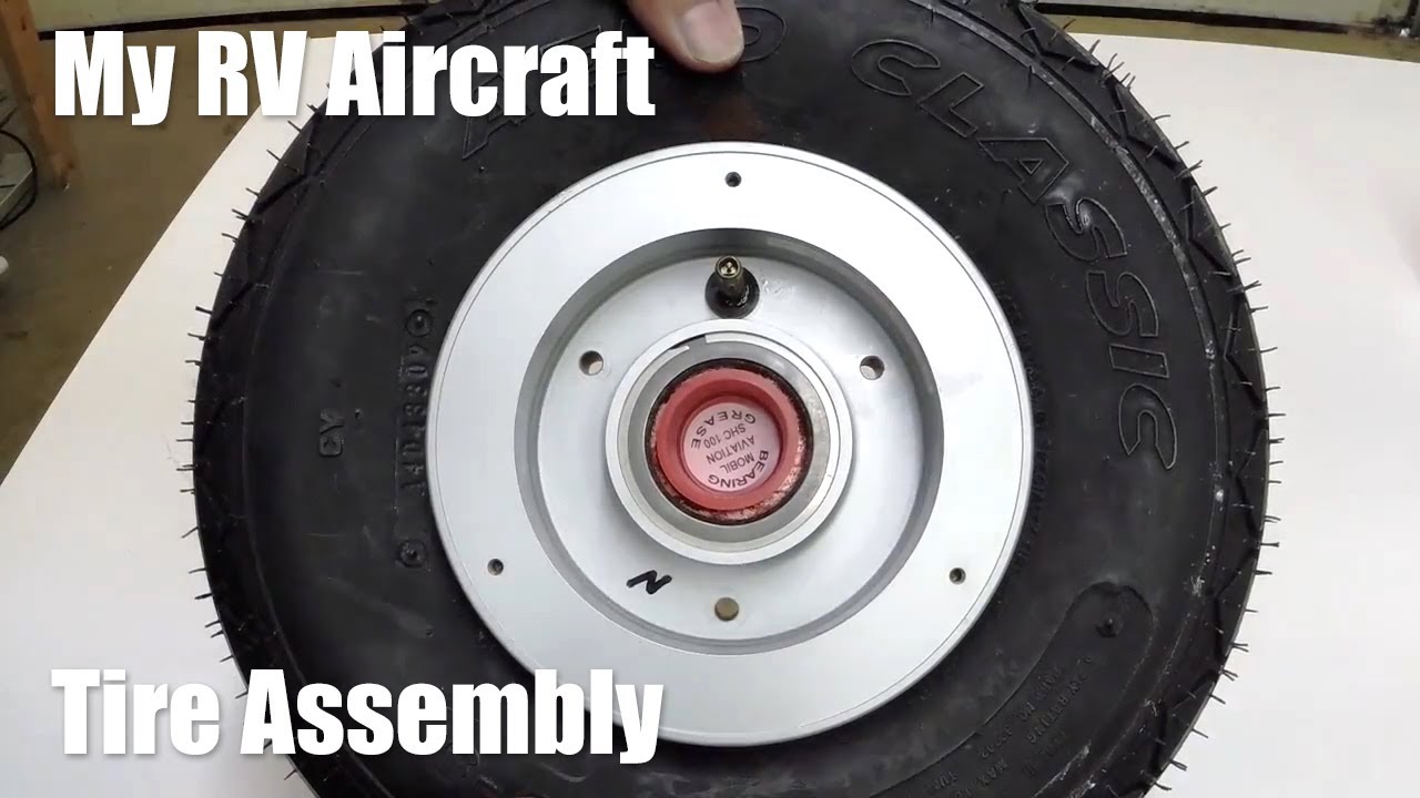Van's Aircraft RV Tire Assembly - YouTube