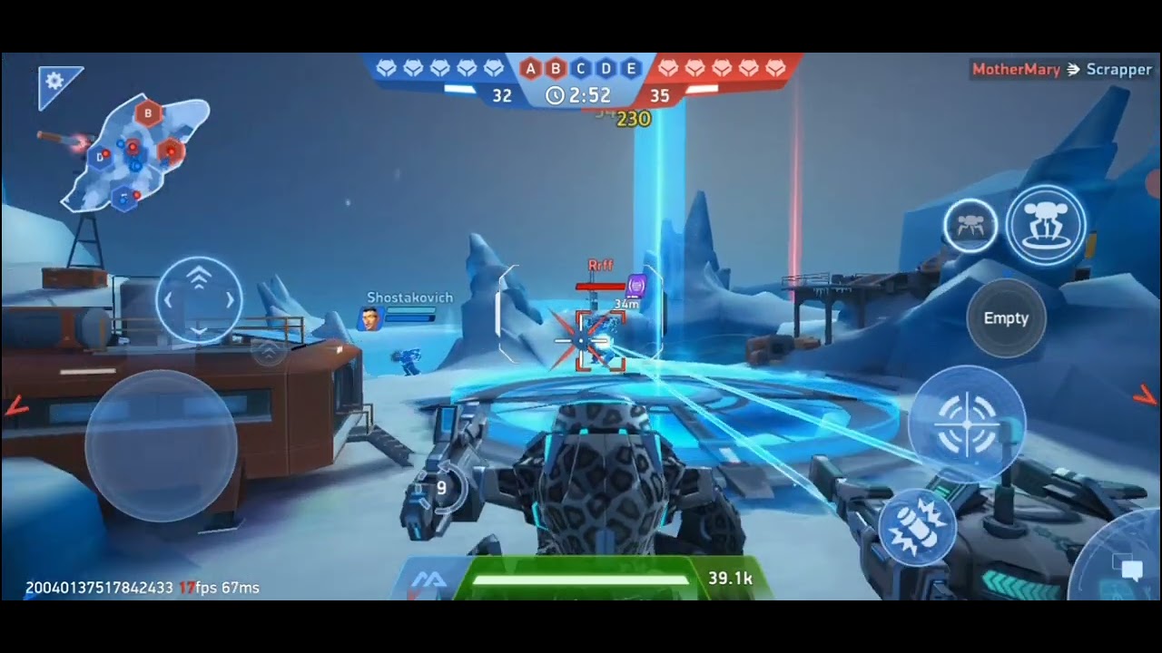 Mech arsna Cryo launcher gun game play - YouTube