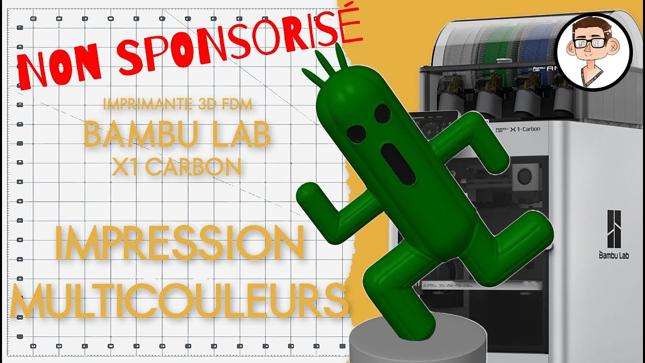 Impression Multicouleurs avec la Bambu Lab X1 - YouTube