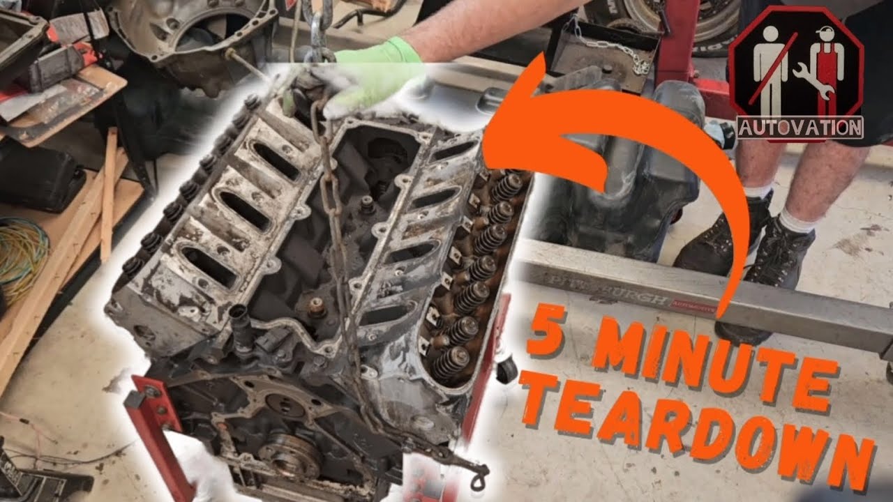 LQ4 6.0 Engine Tear down, get ready for the machine shop - YouTube