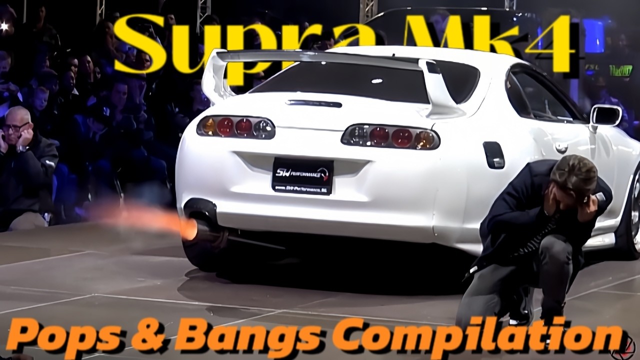 Toyota Supra Pops & Bangs Compilation - YouTube