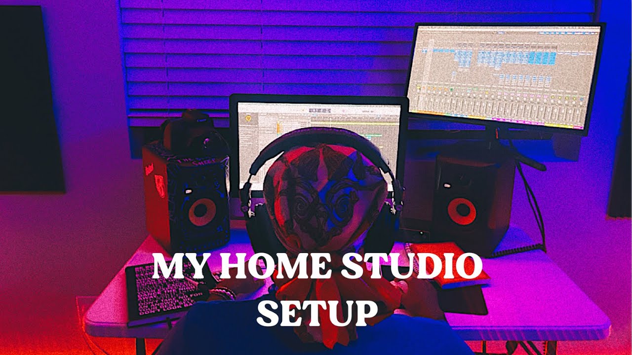 MY HOME STUDIO SETUP TOUR - YouTube
