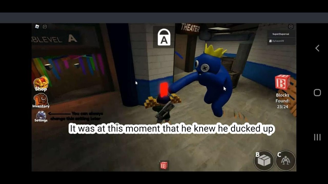 THIS GAME IS CRAZY! (Rainbow Friends pt 1) ft RexTheDragon - YouTube