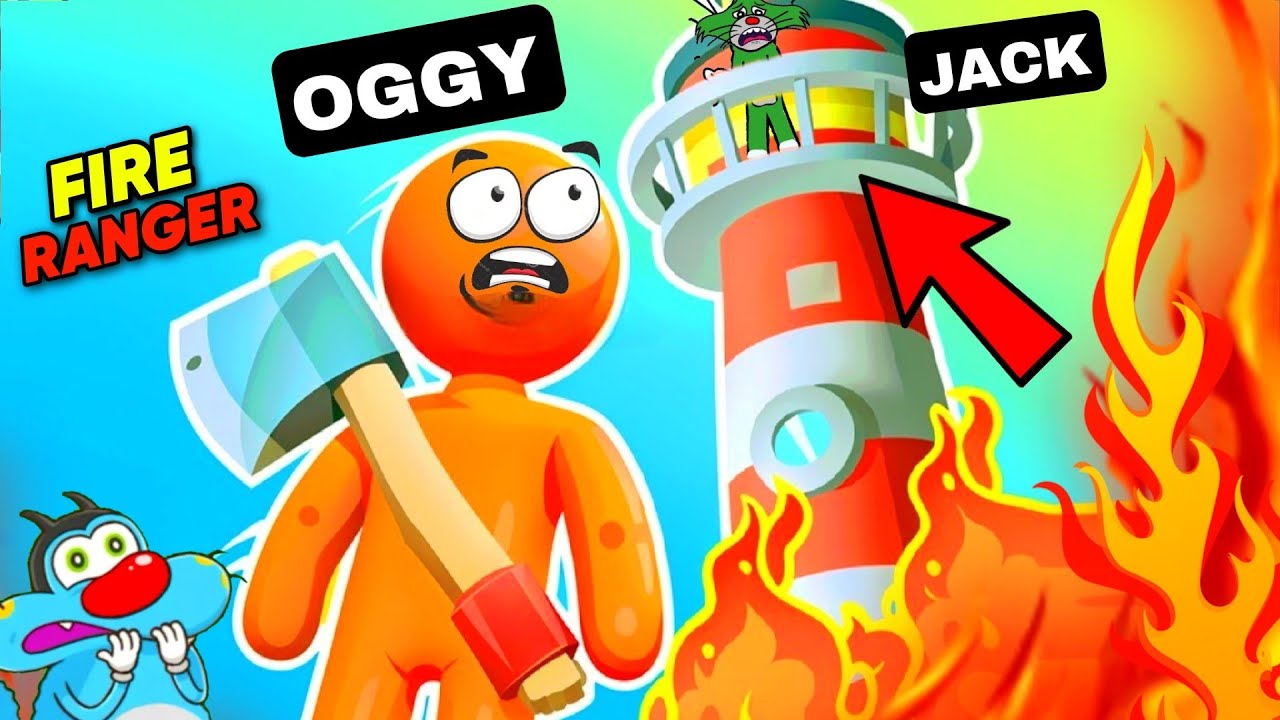 Oggy Became Fireel Ranger To Save Jack From Fire In Fire Ranger Android ...