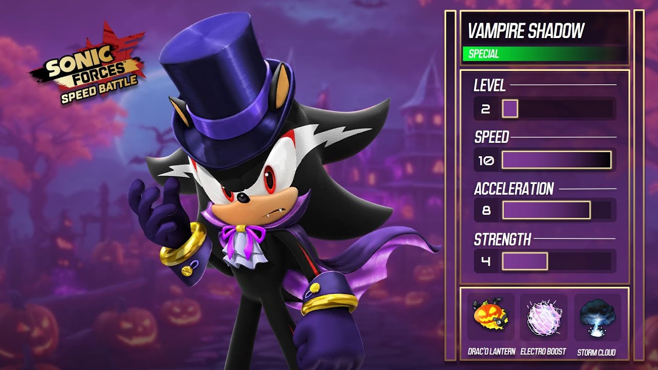 Vampire Shadow | Sonic Forces : Speed Battle - YouTube