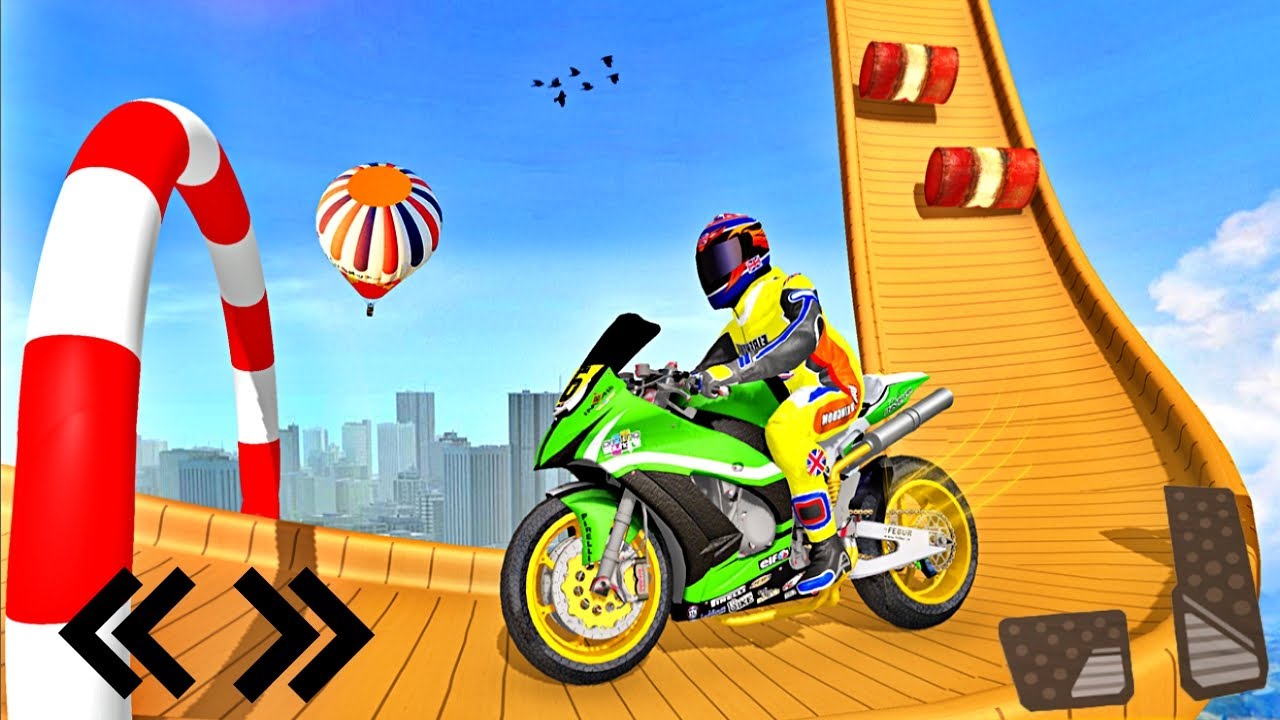 Mega Ramp Moto Bike Stunts: Bike Racing - Impossible Stunts Bike ...