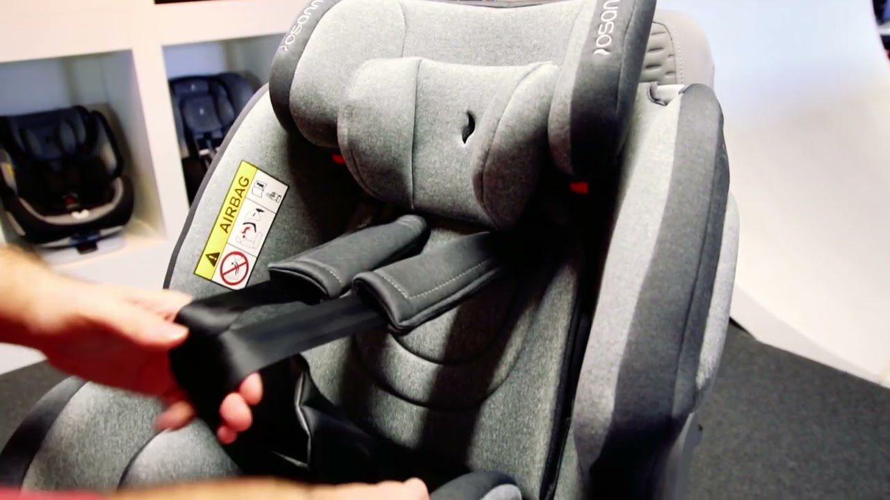 360°-ban forgatható IsoFix-es gyerekülés bekötése - YouTube