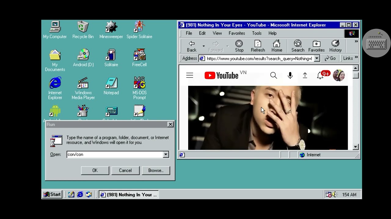 Nothing In Your Eyes 2 has BSOD Windows 98 Simulator. - YouTube