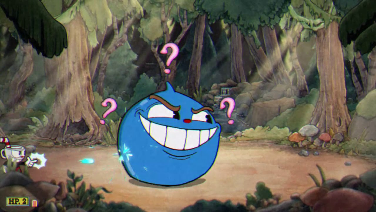 Cuphead vs la Bola Azul - YouTube