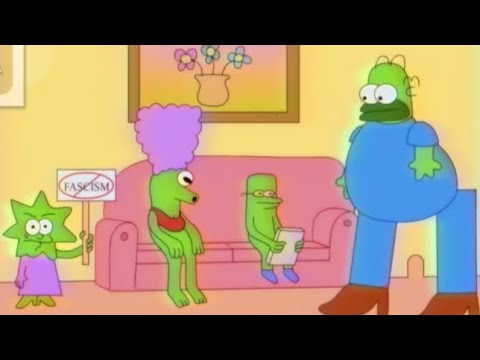 Smiling Friends: The Simpsons (hawk tuah man) (Season 3 Episode 6)