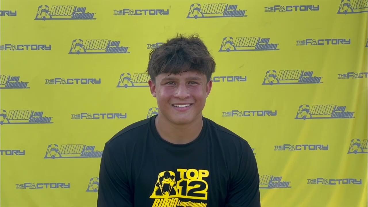 Rubio Long Snapping, Gavin Magorien, Top 12 Camp Interviews - YouTube