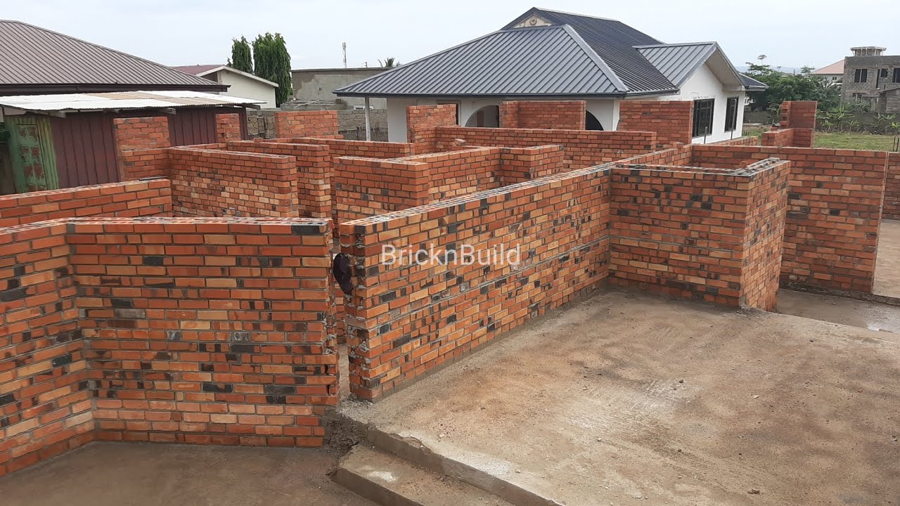 3 Bedroom Burnt Brick House Built in Accra, Ghana - YouTube