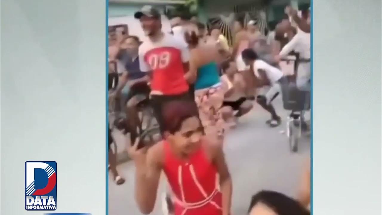 Protestas en Cuba por apagones y falta de comida Data Informativa ...