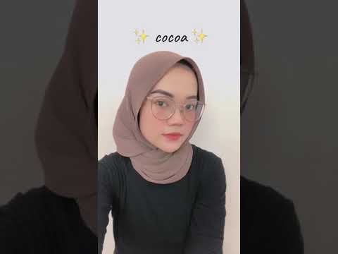 Warna jilbab yang bikin muka keliatan cerah #hijabstyle